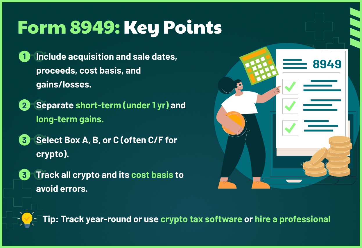 Crypto Tax Forms Explained 2025: 8949, 1099-DA & More